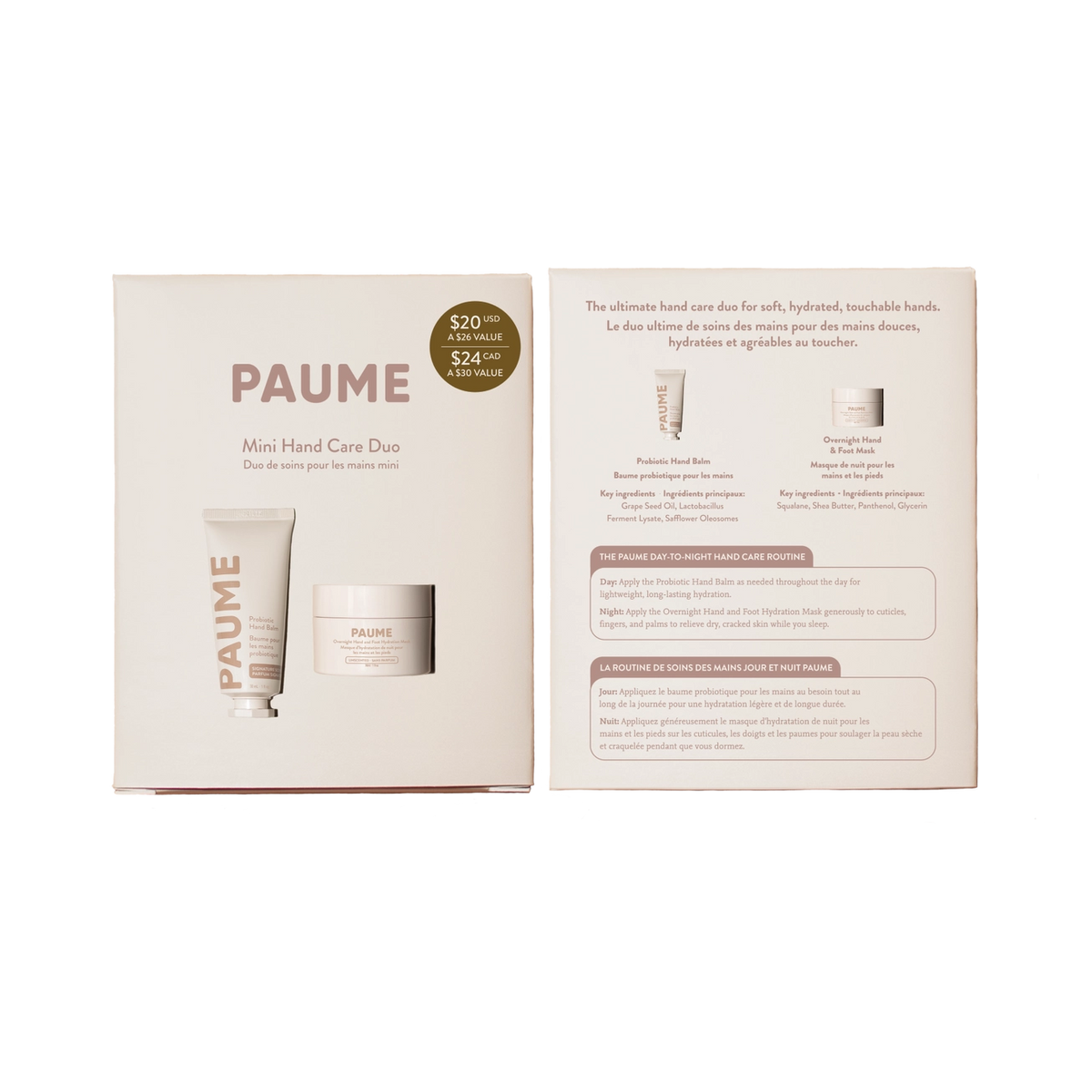 PAUME Mini Hand Care Duo Boxed Set – Healthy Moms