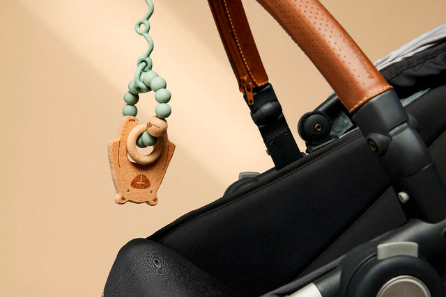 Silicone Toy Strap 2pk - Sage – Healthy Moms